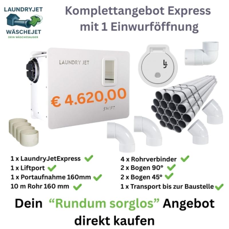Laundry Jet Komplettpaket Express inkl. LiftPort & Zubehör